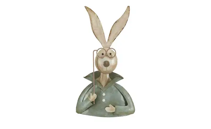 Deko Osterhase mit Brille | 26 cm | Sconto - Der Möbelmarkt