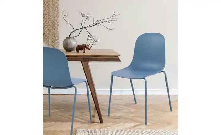 Stapelstuhl stapelbar Colin | Blau | Sconto - Der Möbelmarkt