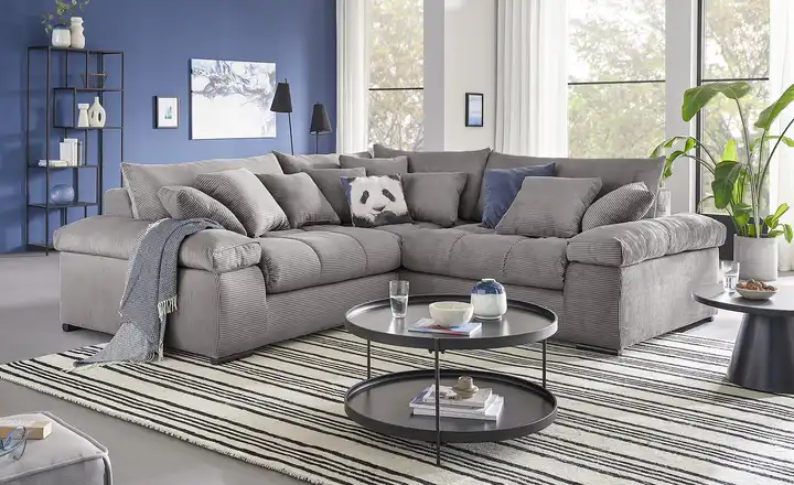 Ecksofa Grau Steingrau Sconto Der Mobelmarkt